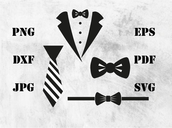 Tie X4 BUNDLE Svg/eps/png/dxf/jpg/pdf Tie Svg Suspenders - Etsy