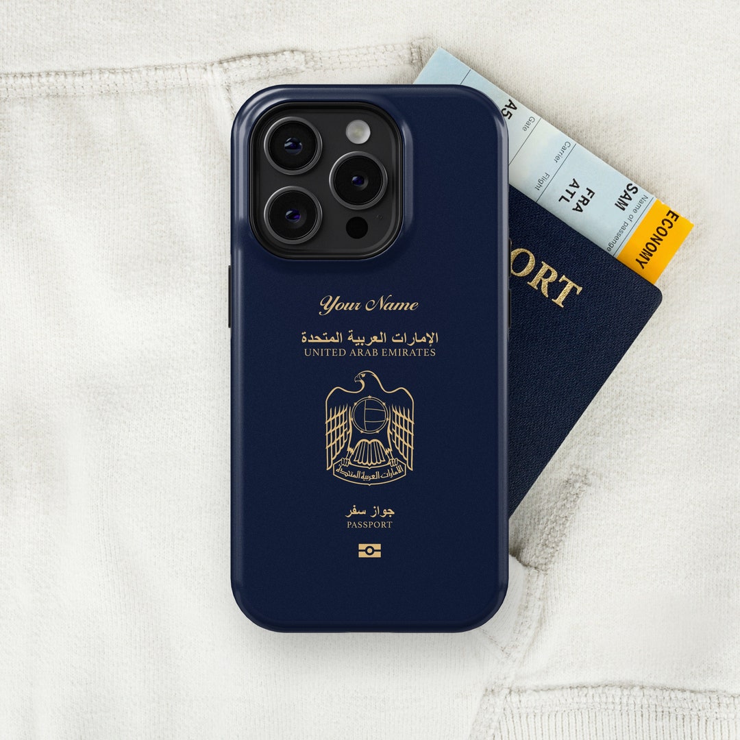 United Arab Emirates UAE Passport iPhone Tough Phone Case - Etsy