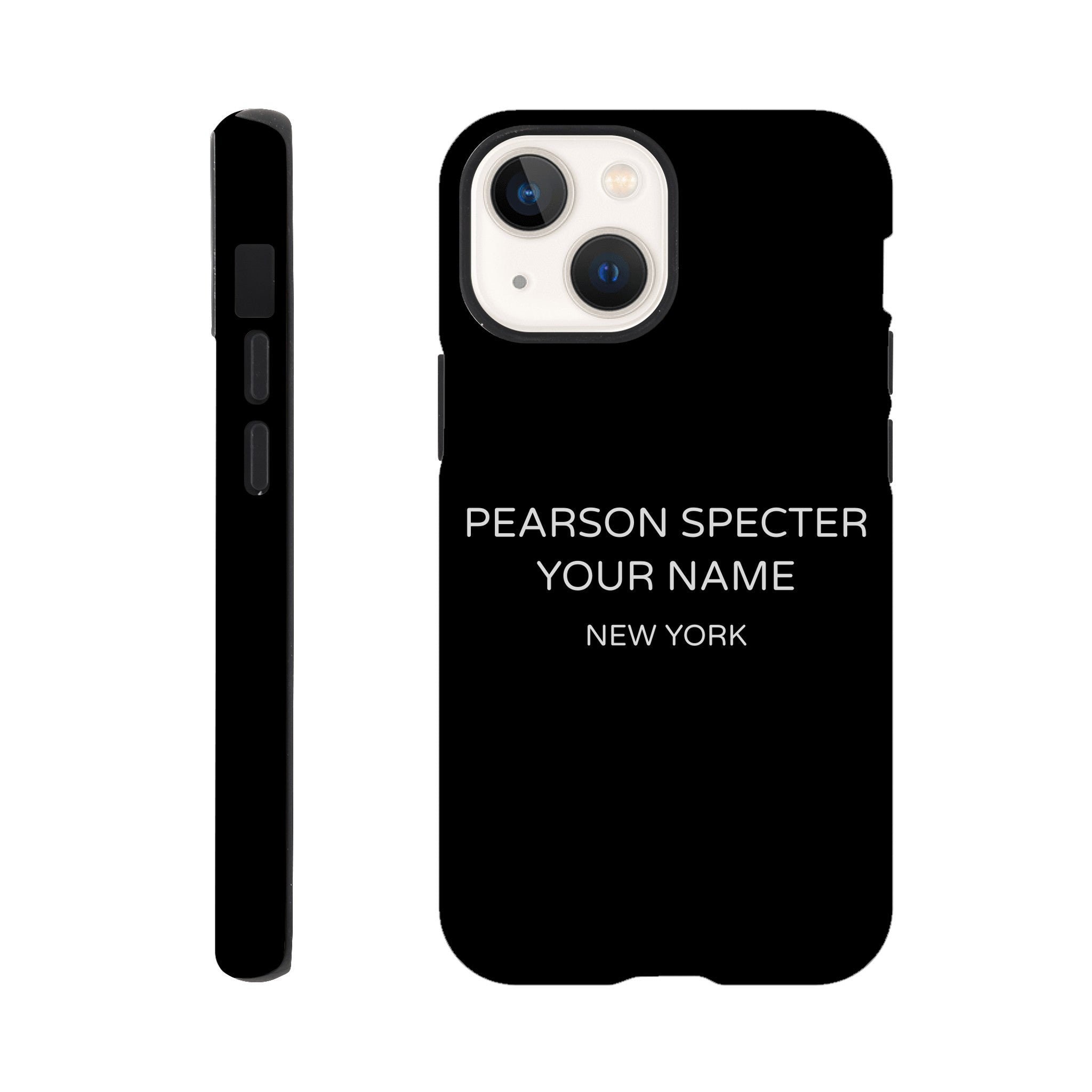Suits TV Show Pearson Specter Your Name iPhone Tough Phone Case, 15/14 ...