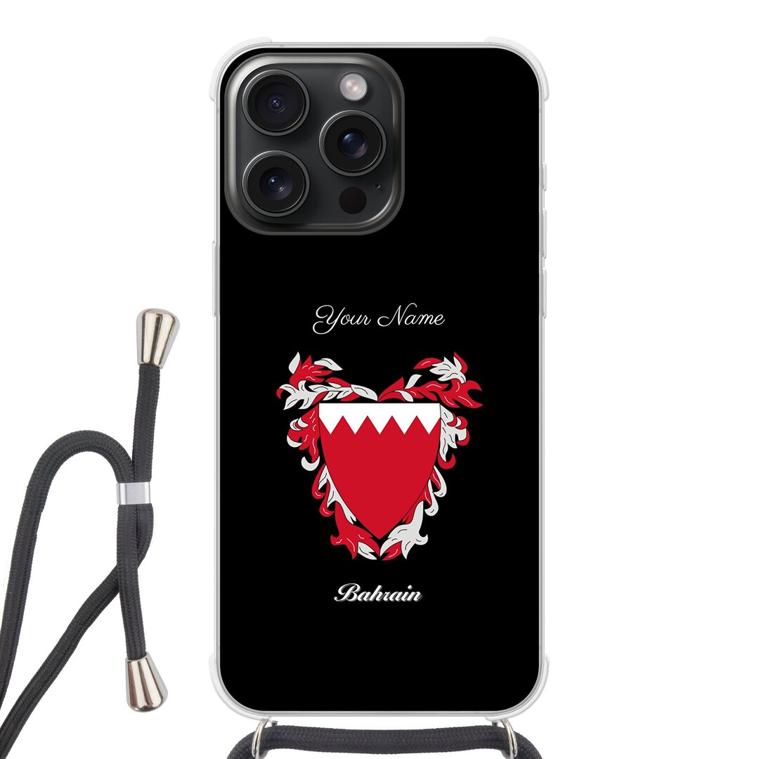 Bahrain National Emblem Crossbody Phone Case iPhone 15 14 13 - Etsy