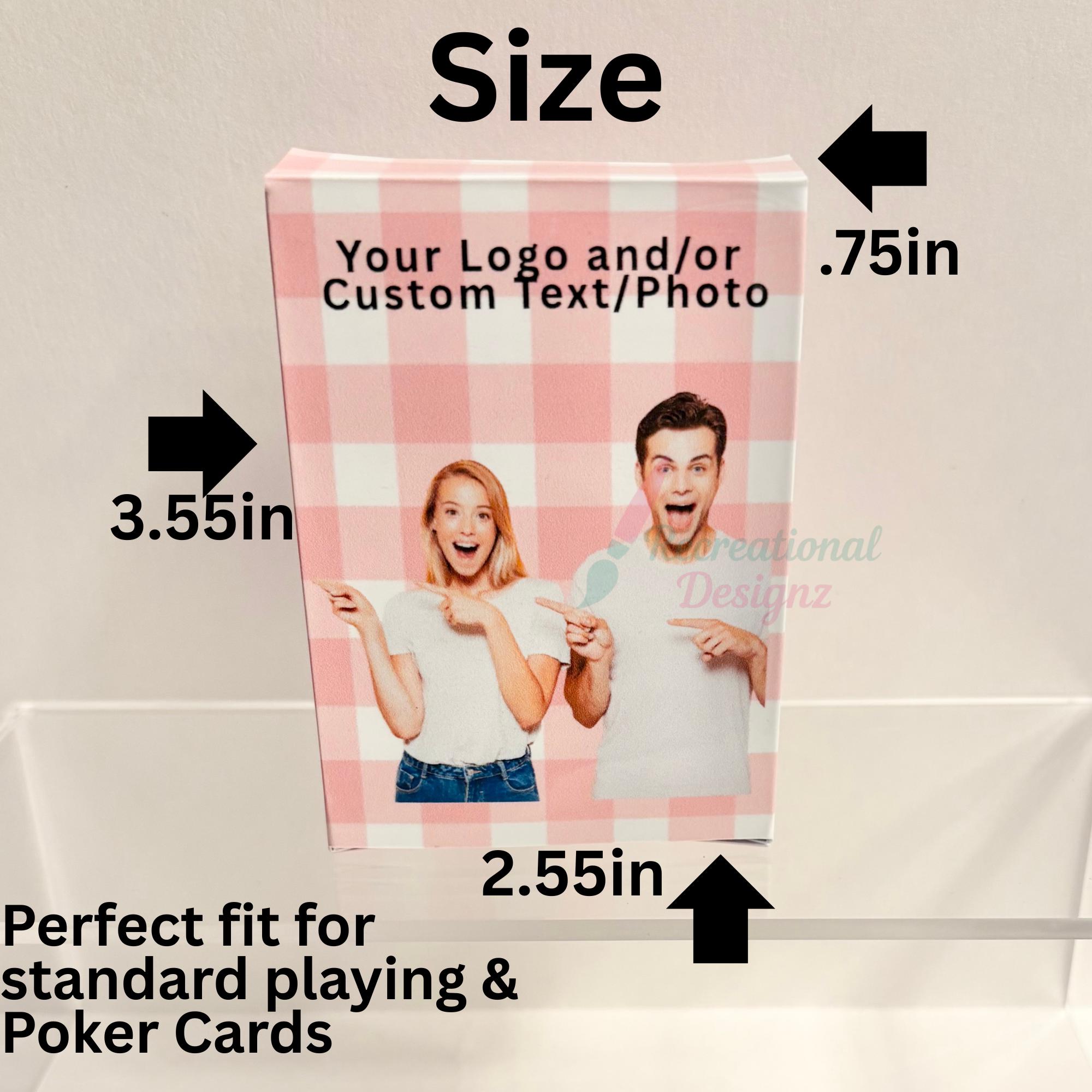 Custom Bulk Party Playing Card Boxes |personalized Deck | Glossy Card ...