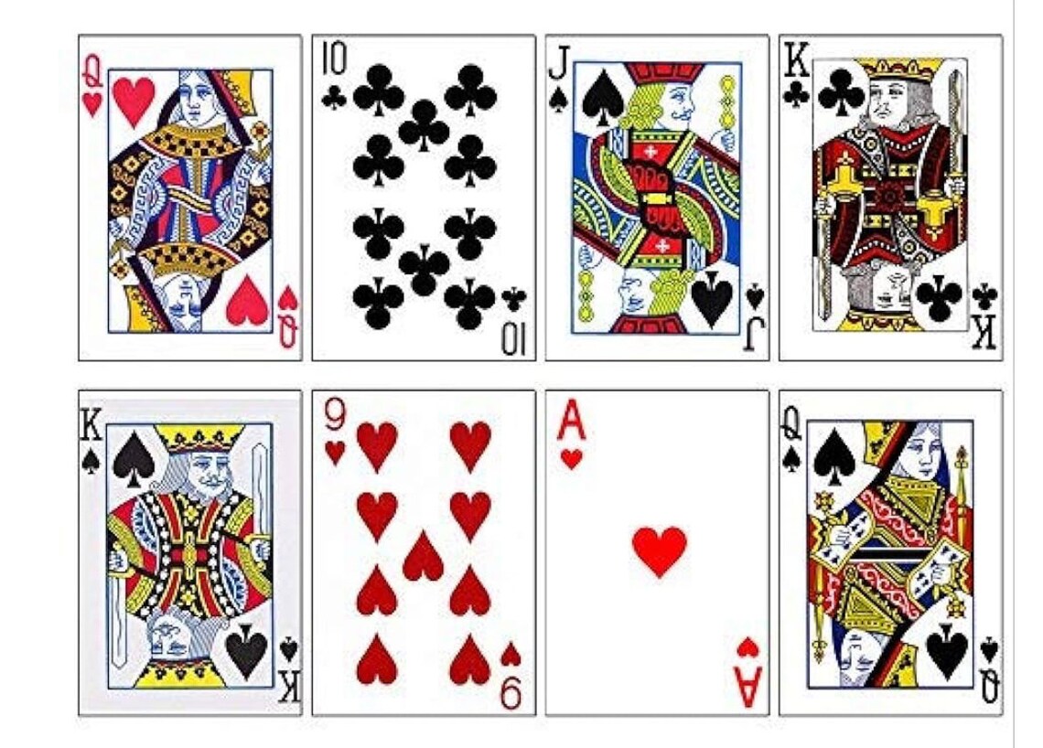 Playing Cards Vinyl Stickers | Die-cut Waterproof Glossy | Poker Cards ...