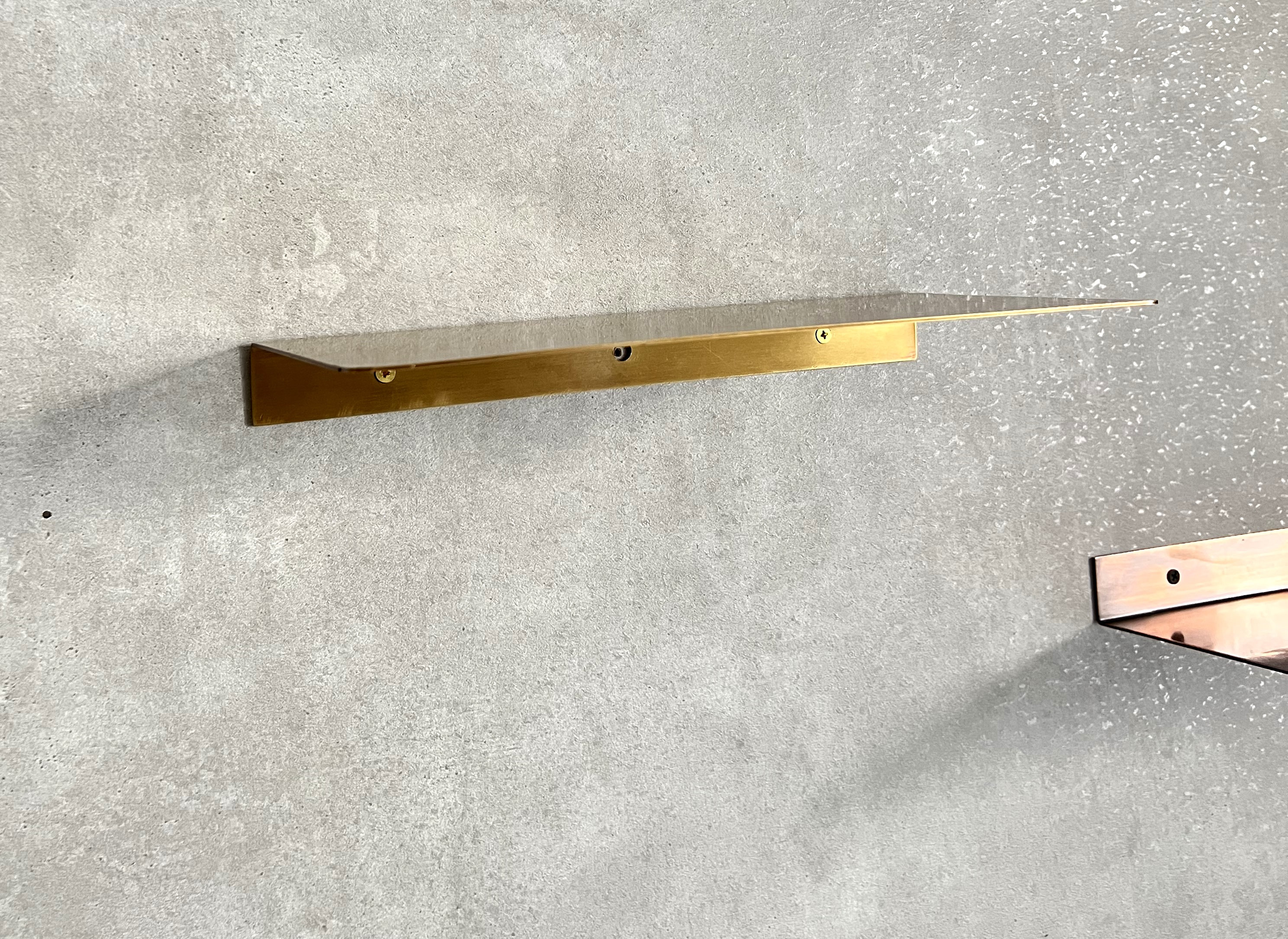 Handmade Solid Brass Floating Shelf Wall Mounted Wall Shelves - Etsy UK