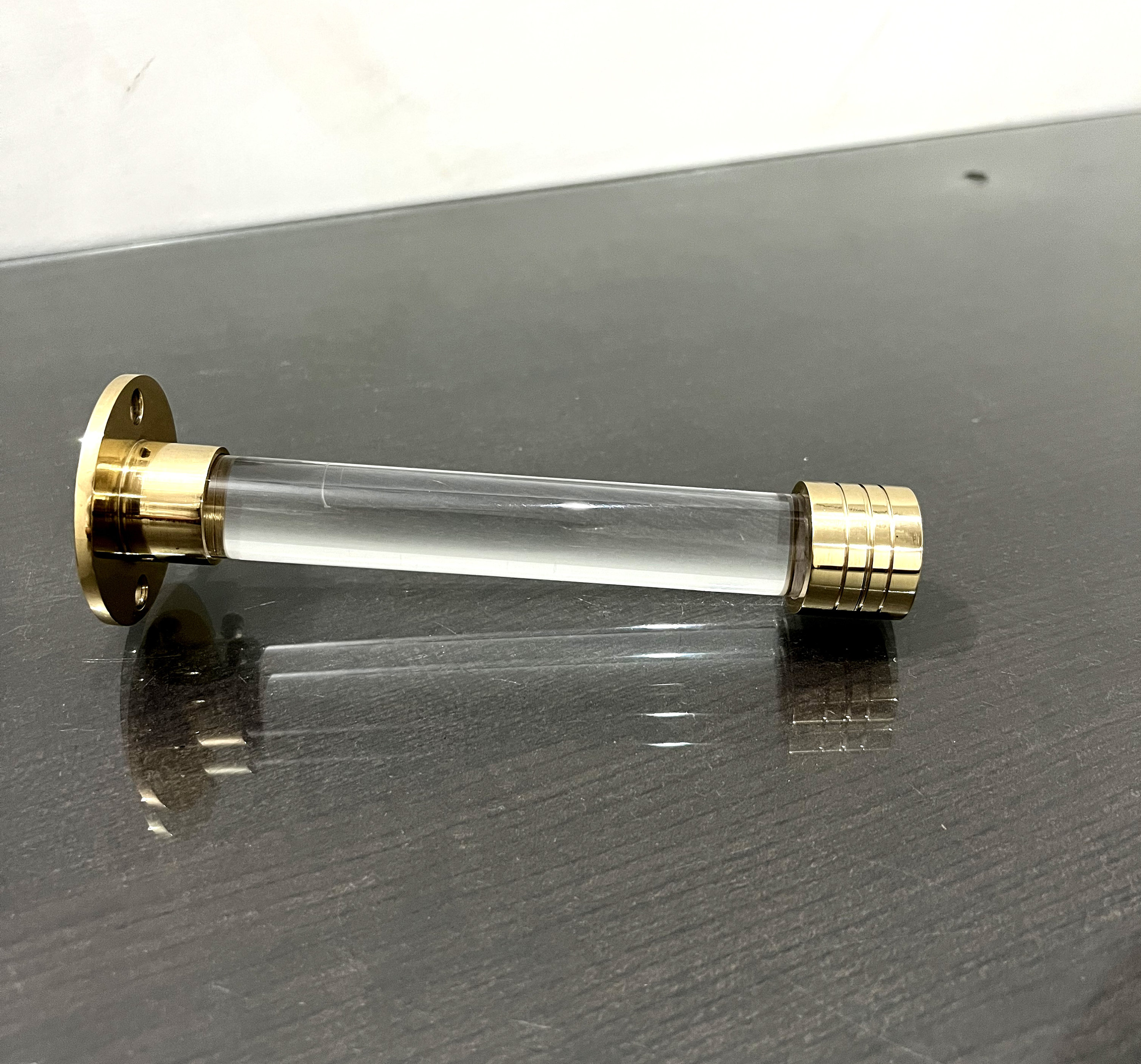 Solid Brass Lucite Projection Hook Handmade Brass Hook Lucite - Etsy