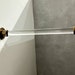 Modern Lucite Laundry Rod With Solid Brass Hardware Handmade Closet ...