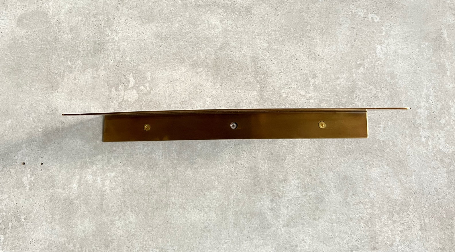 Handmade Solid Brass Floating Shelf - Antique Finish - Etsy