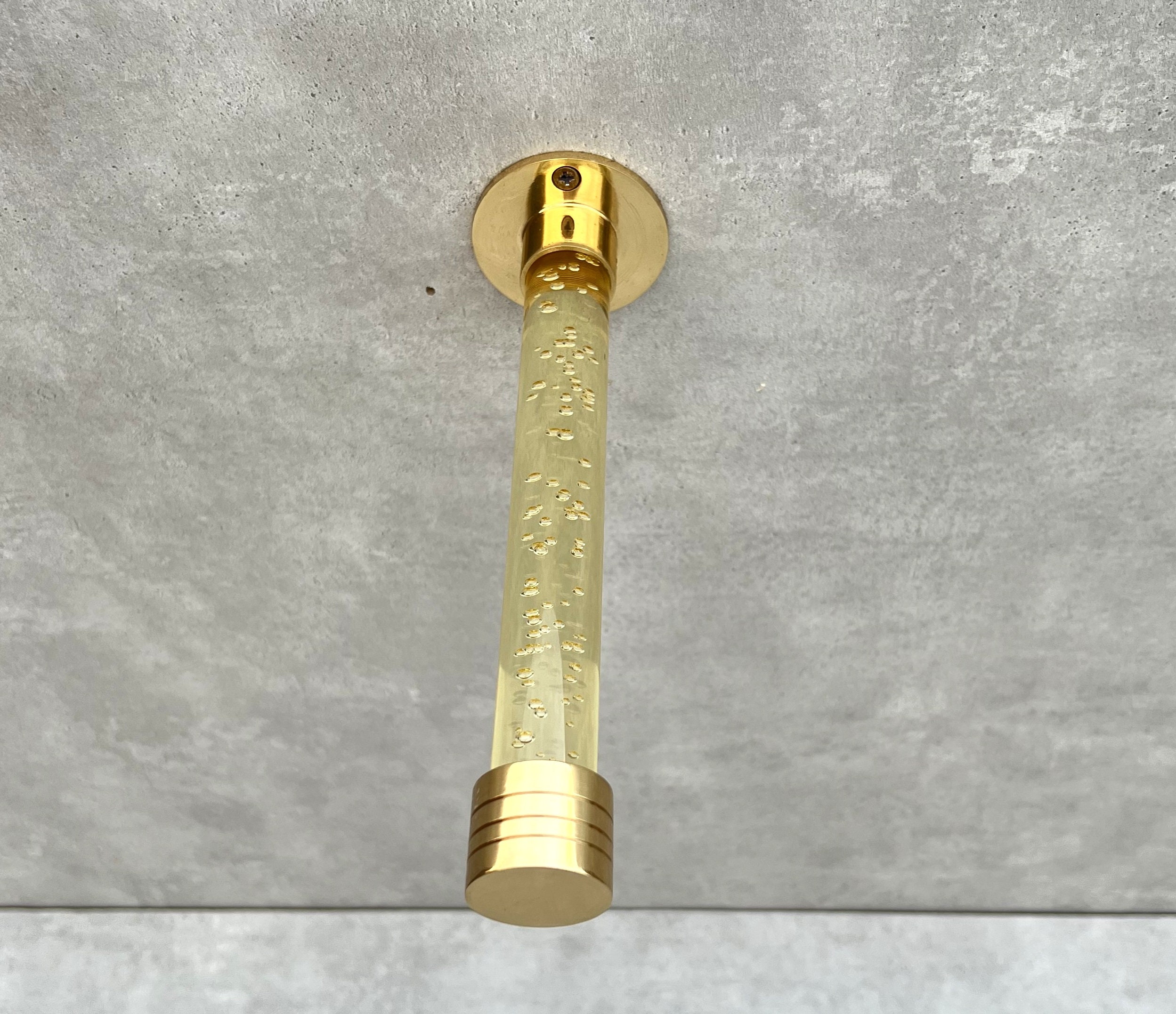 Handmade Brass Lucite Projection Modern Design Bubble Acrylic - Etsy