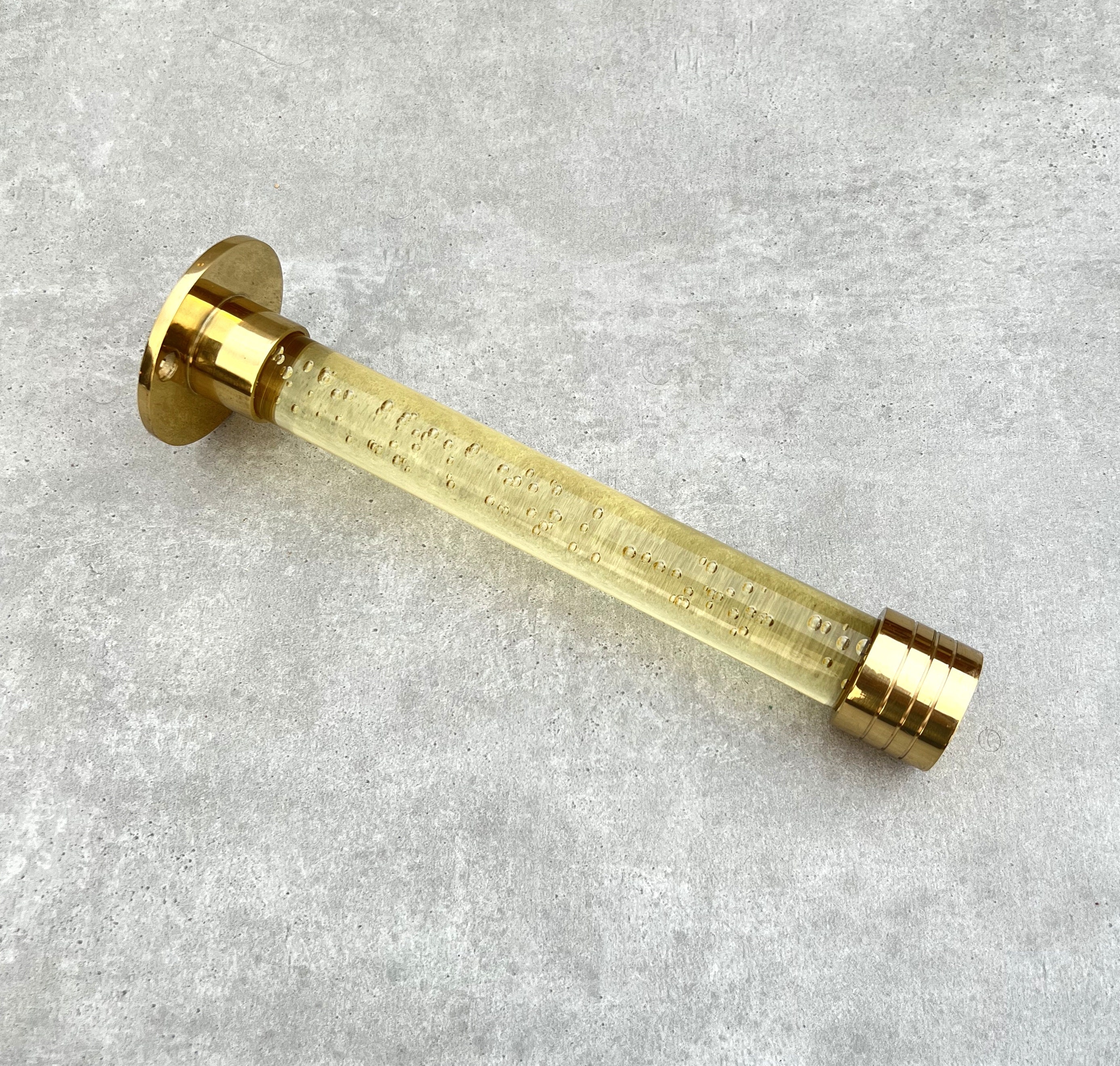 Handmade Brass Lucite Projection Modern Design Bubble Acrylic - Etsy