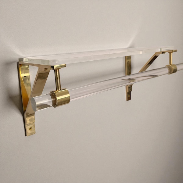 Lucite Rod Bracket - Etsy