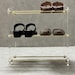 Customize Brass Acrylic Shoe Shelf Acrylic Brass Shoe Rack Handmade ...