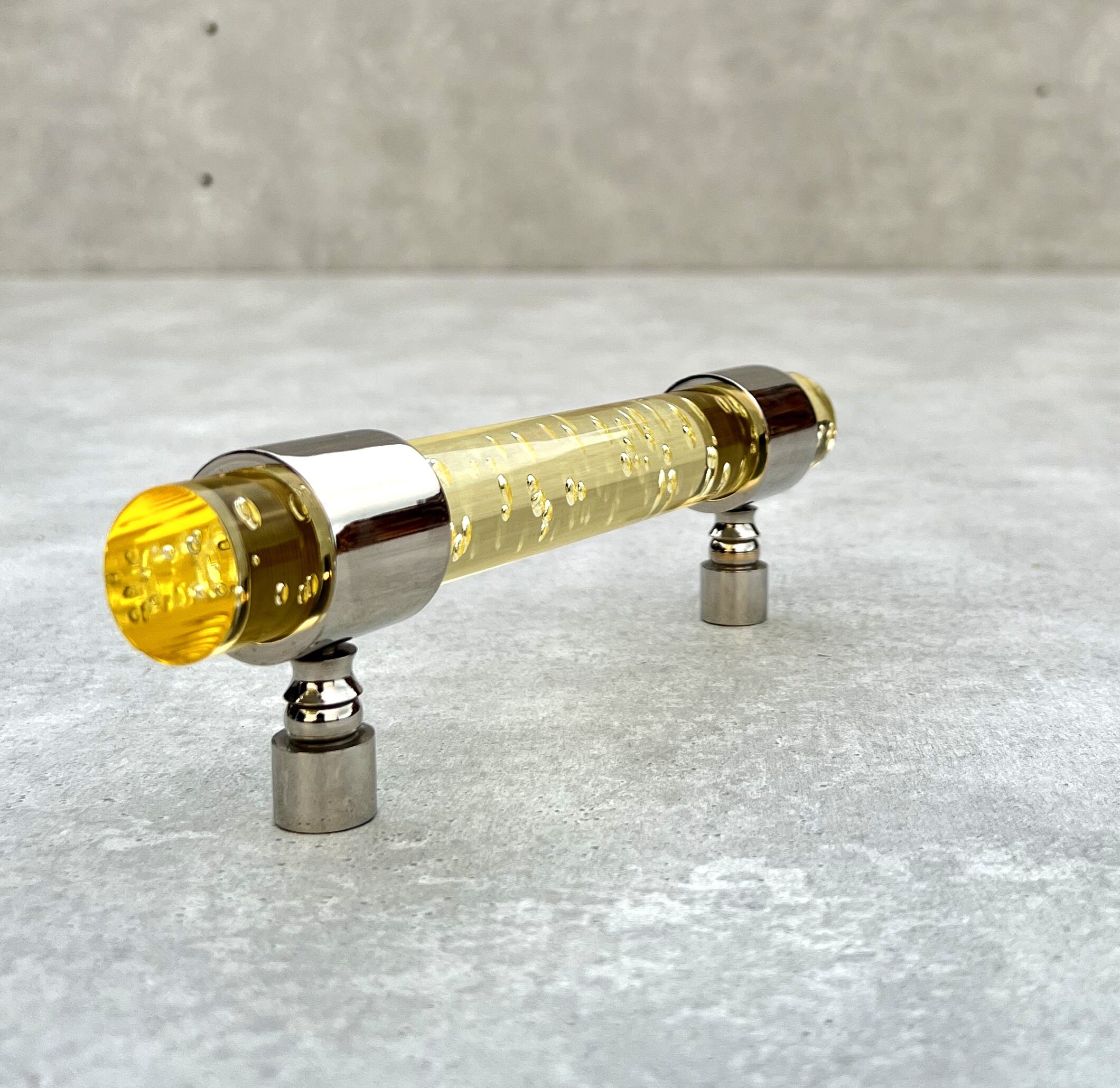 Brass Bubble Lucite Knobs & Pulls, Modern Cabinet Knobs, Drawer Knobs Pulls, Lucite Handle ...