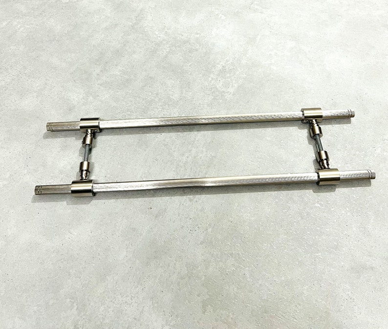 Customize Solid Brass Door Handle Back to Back Door Pulls - Etsy