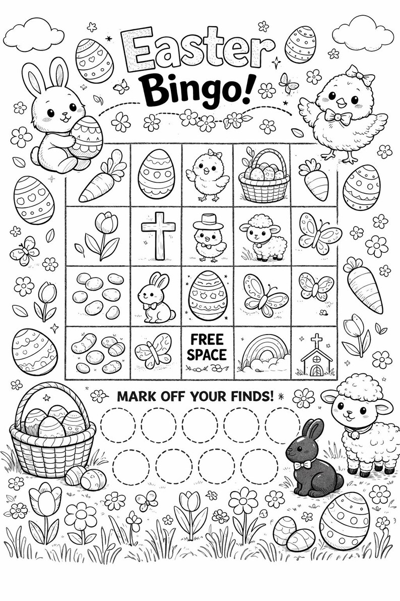 Pack d'activités de Pâques, jeux et pages à colorier (téléchargement ...