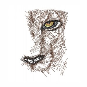 Panther Machine Embroidery Design. 6 Sizes. Puma Embroidery Design - Etsy