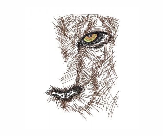 Panther Machine Embroidery Design. 6 Sizes. Puma Embroidery - Etsy