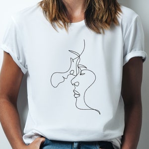 One Line Machine Embroidery Design. 8 Sizes. Lovers Embroidery Design ...