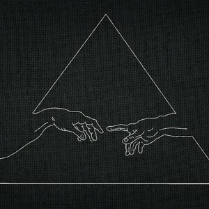 The Creation of Adam Machine Embroidery Design. 5 Sizes. One - Etsy