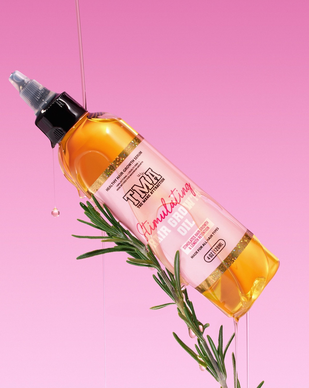 Stimulating Hair Growth Oil | Jumbo Fast Growth Herbal Oil for Thicker ...