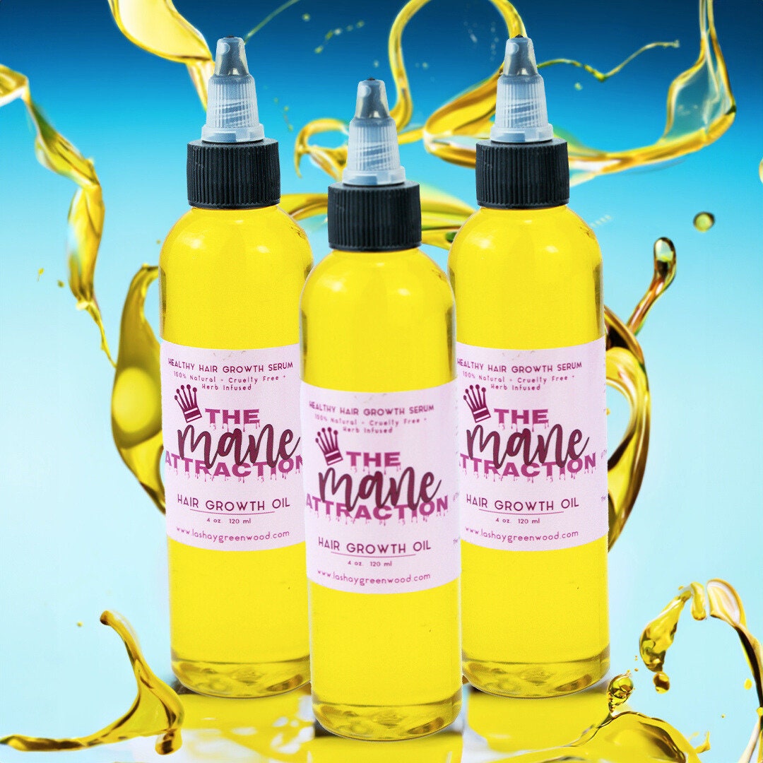 Stimulating Hair Growth Oil 3-in-1 Bundle FAST Hair Growth Oil Herbal ...