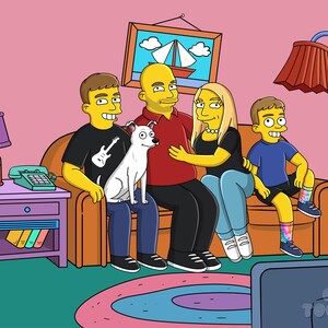 Custom Simpsons Portrait From Your Photo Personalized Family Digital ...