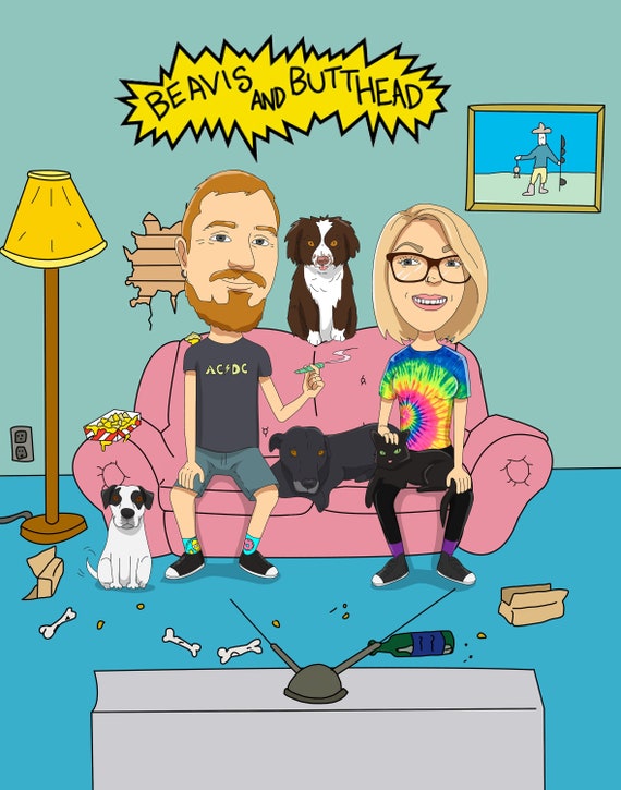 Beavis And Butthead Real Life Statues