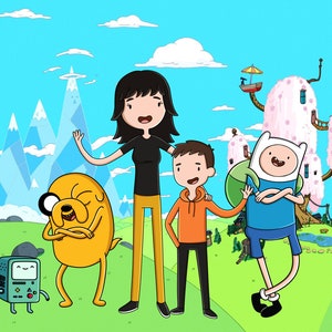 Adventure Time Portrait, Adventure Time Custom Cartoon Portrait ...