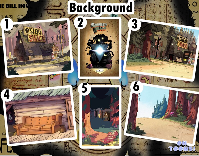 Gravity Falls Custom Gravity Falls Family Portrait Gravity - Etsy