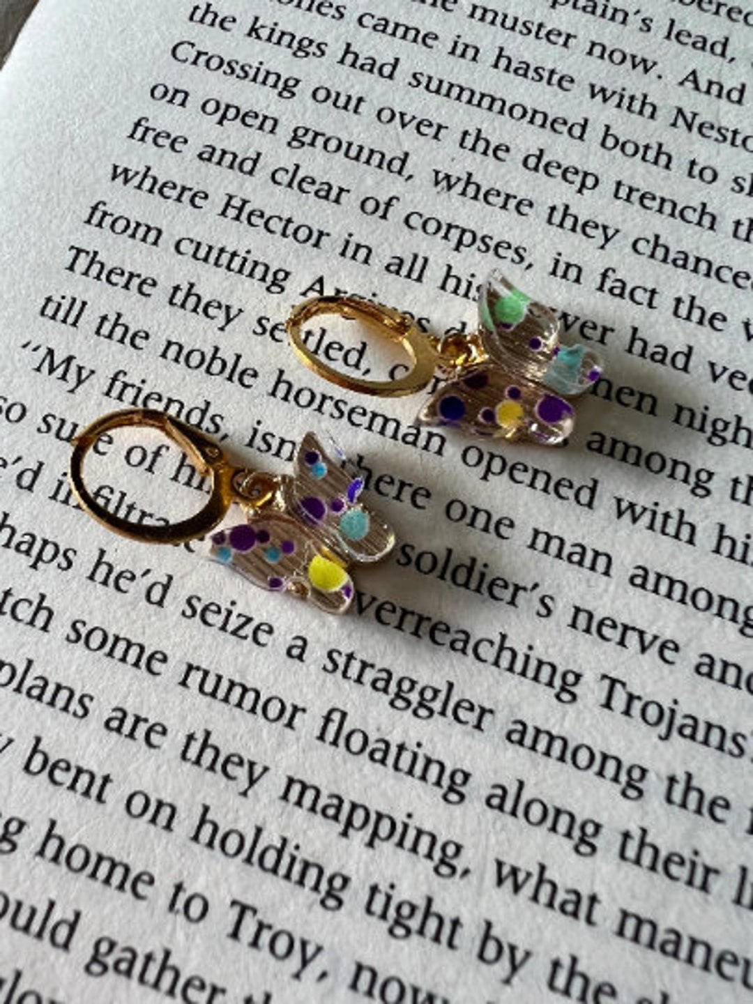 Golden Butterfly Huggies Purple Spots - Etsy