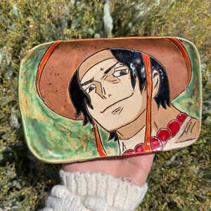 Ceramic Art Anime Plate - Etsy