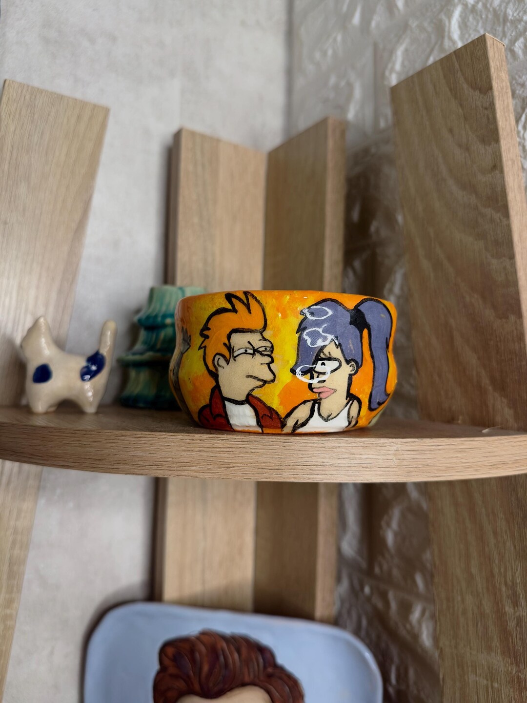 Ceramic Art Cartoon Little Bowl - Etsy