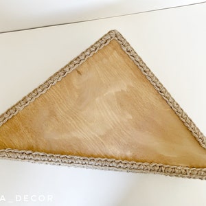 Jute Triangle Storage Baskets, Corner Shelf Basket, Large Kitchen ...