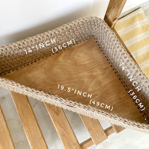 Jute Triangle Storage Baskets, Corner Shelf Basket, Large Kitchen ...