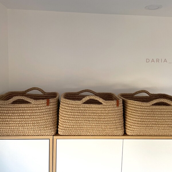 Jute Storage - Etsy