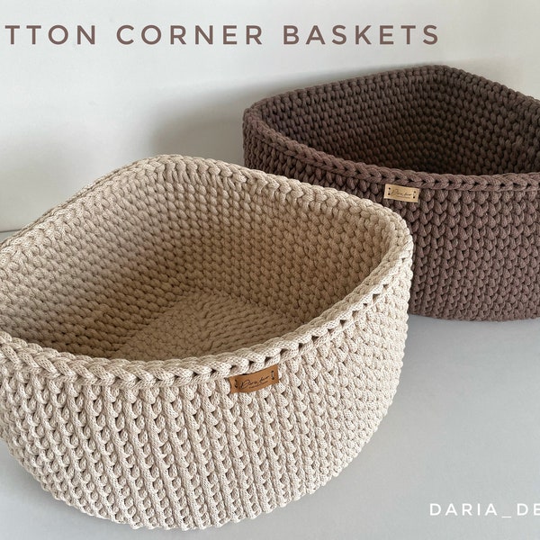 Large Triangle Storage Basket - Etsy