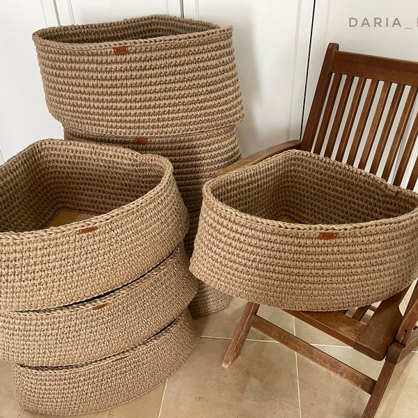 Jute Storage - Etsy