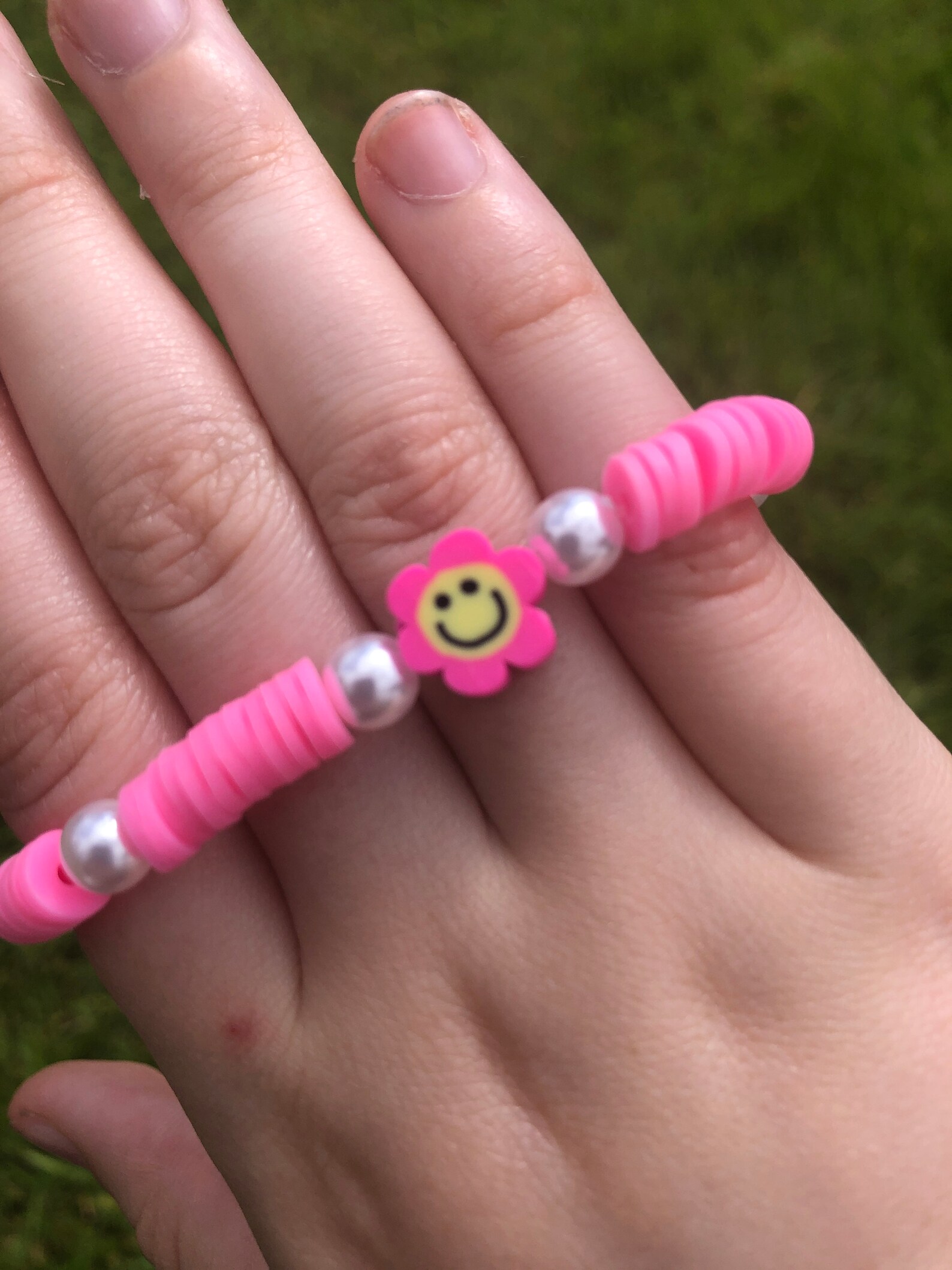 Pink Preppy Bracelet - Etsy