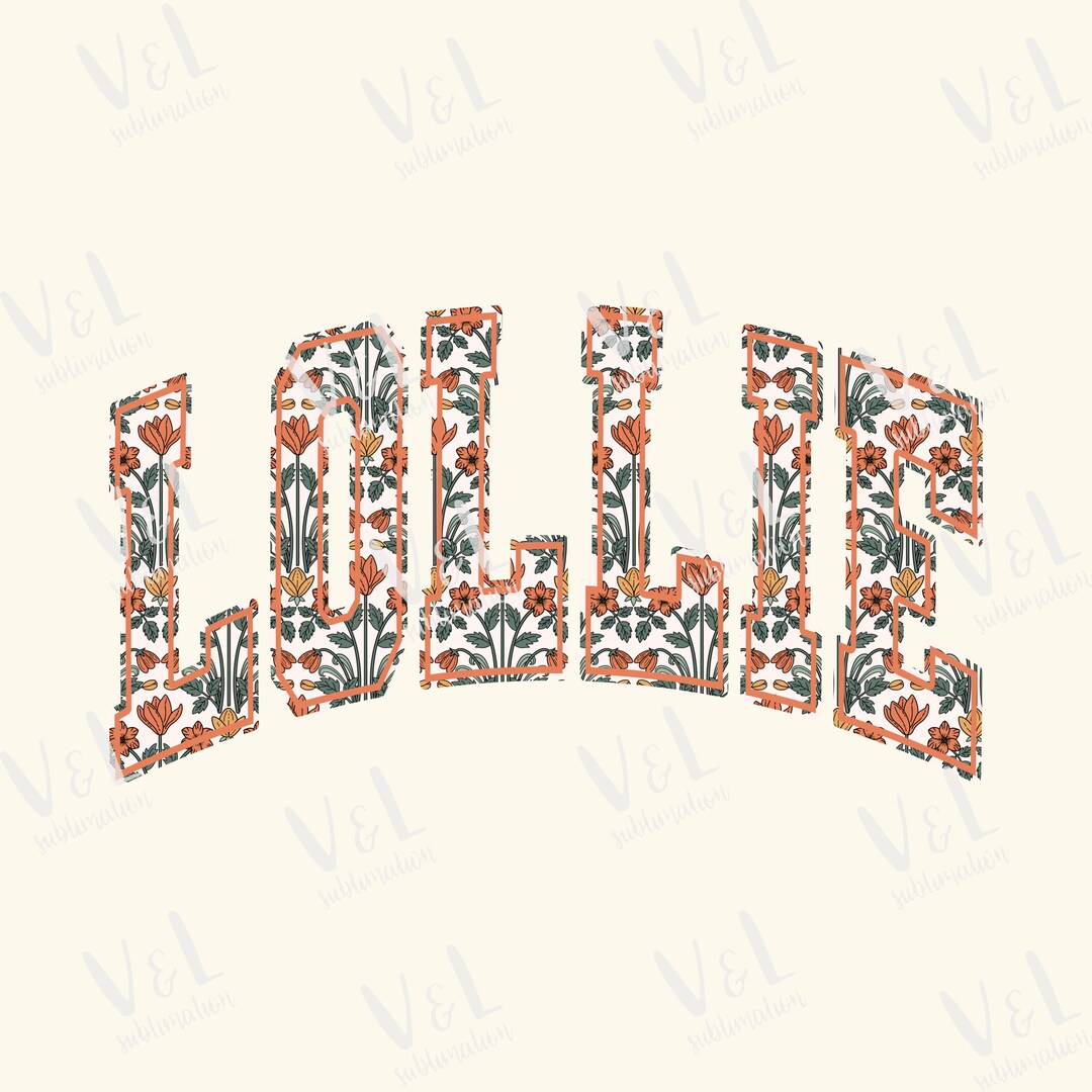 Lollie Png Boho Floral Lollie Png Design Lollie Sublimation Download ...