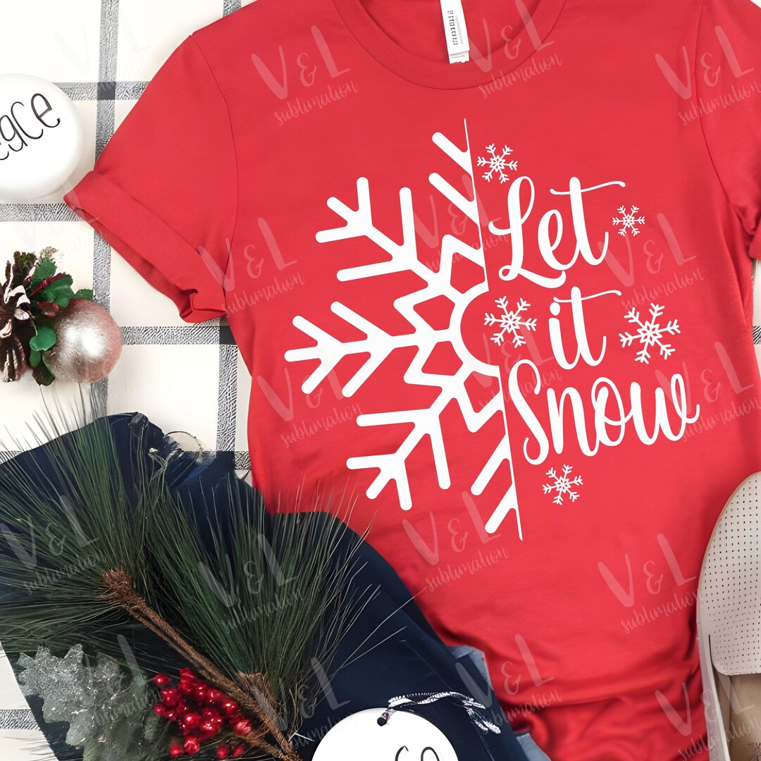 Let It Snow Svg Winter Svg Christmas Svg Snowflake Svg Winter Holidays ...