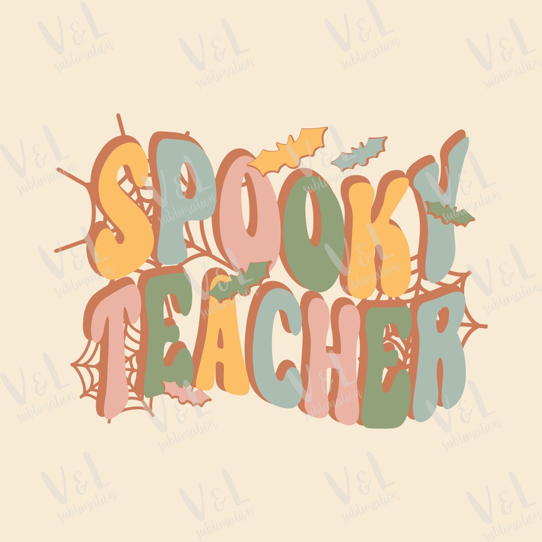 Spooky Teacher Png Halloween Teacher Png Teacher Halloween Png Spooky ...