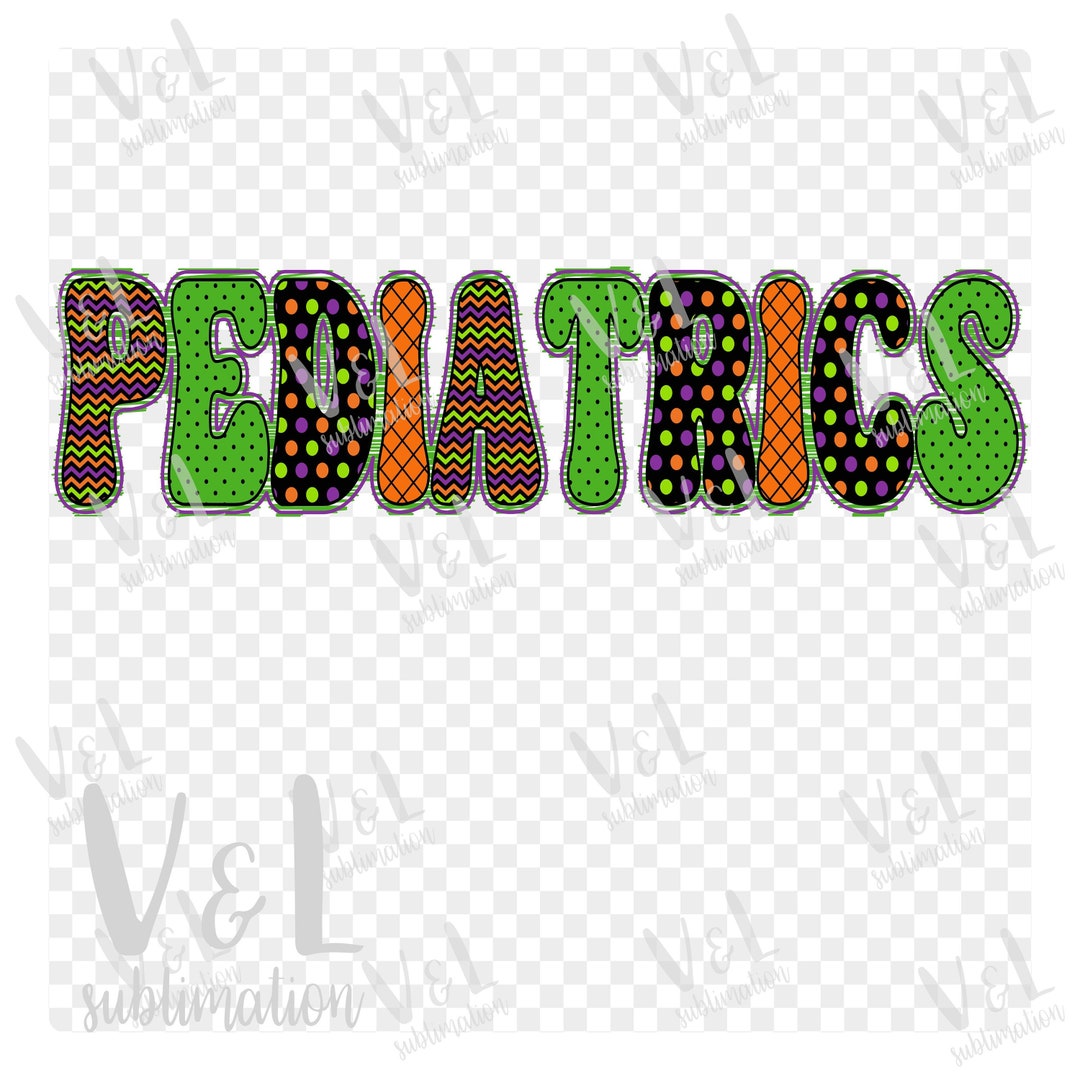 Halloween Pediatrics Png, Pediatric Sublimation Designs Downloads for ...