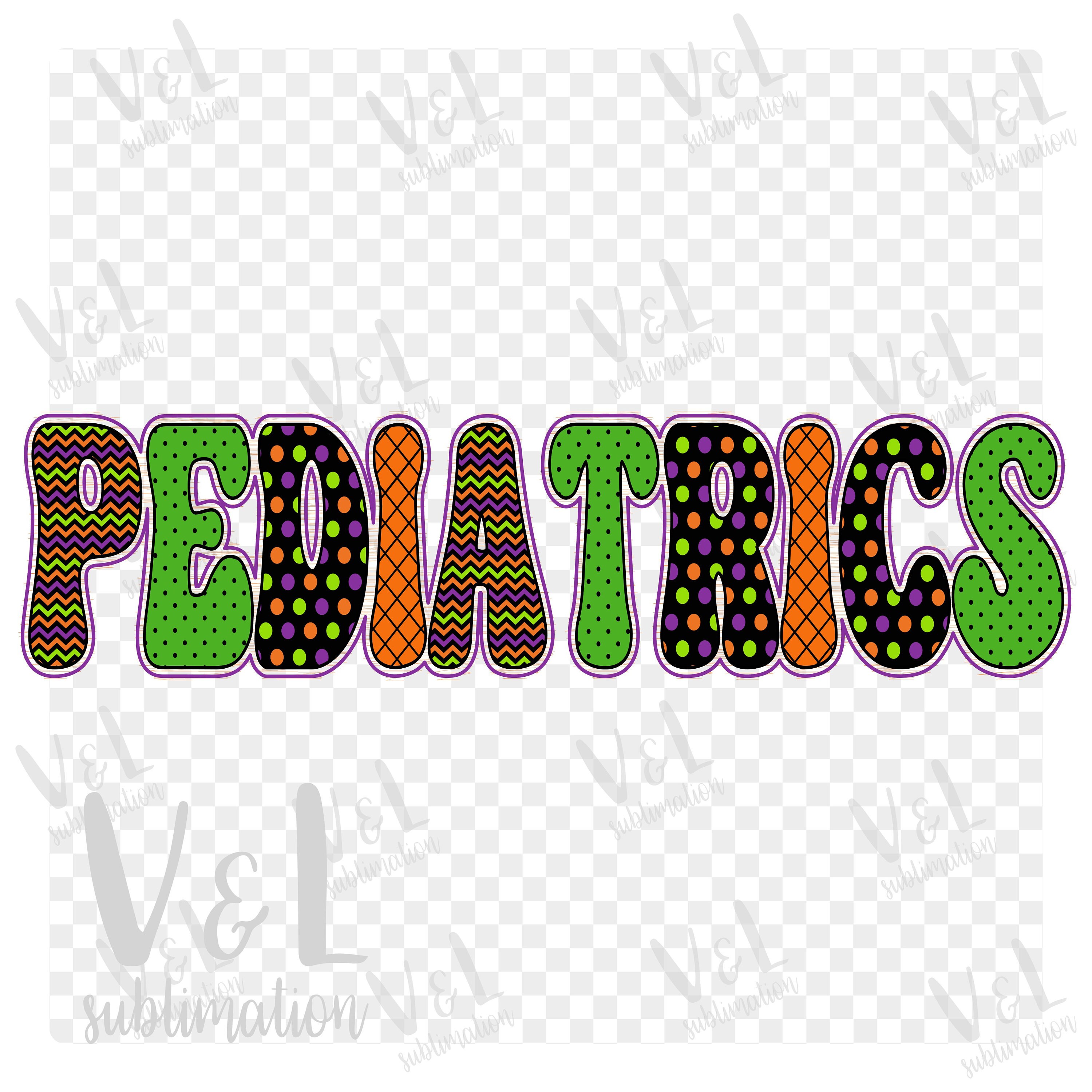 Halloween Pediatrics Png, Pediatric Sublimation Designs Downloads for ...