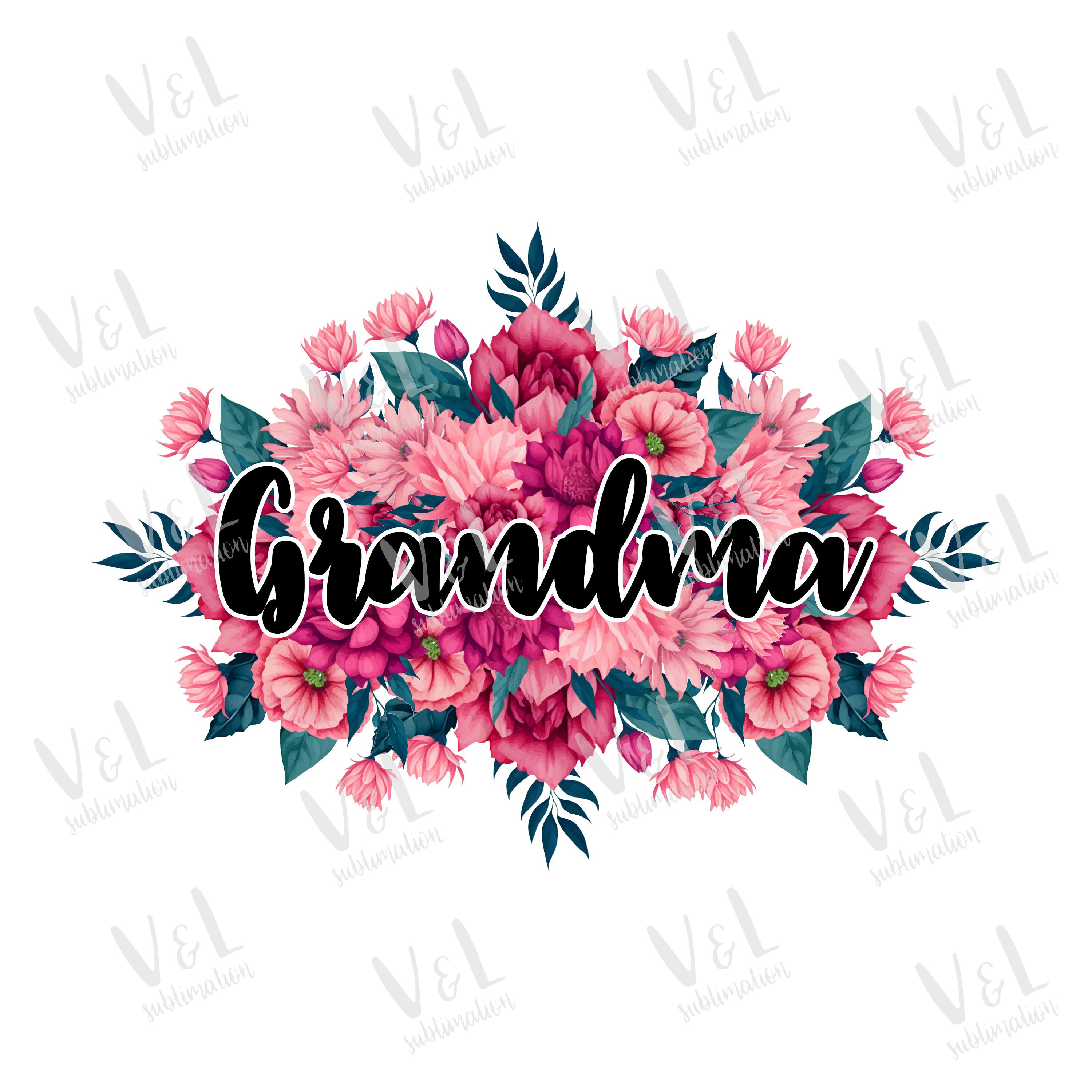Grandma Png Grandma Sublimation Designs Grandmother Pngs for Shirts ...