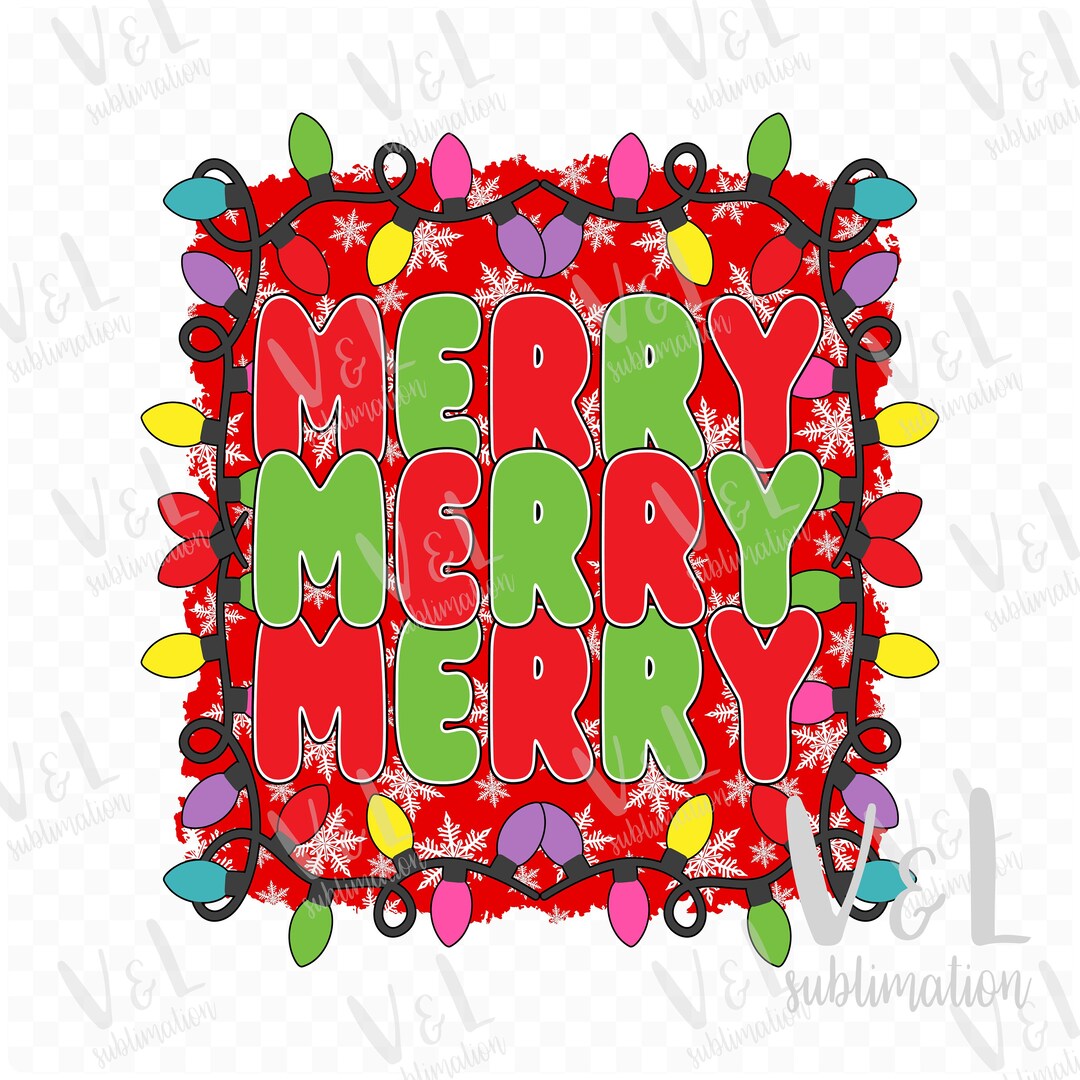 Christmas Light Png Merry and Bright Png Christmas Png Christmas ...