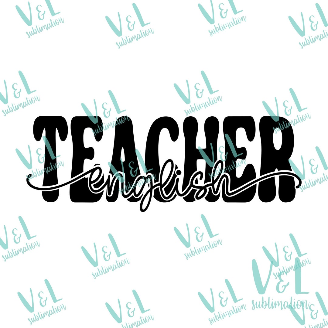 English Teacher Svg, Ela Teacher Svg, Teacher Svg Designs, Teacher Svg ...