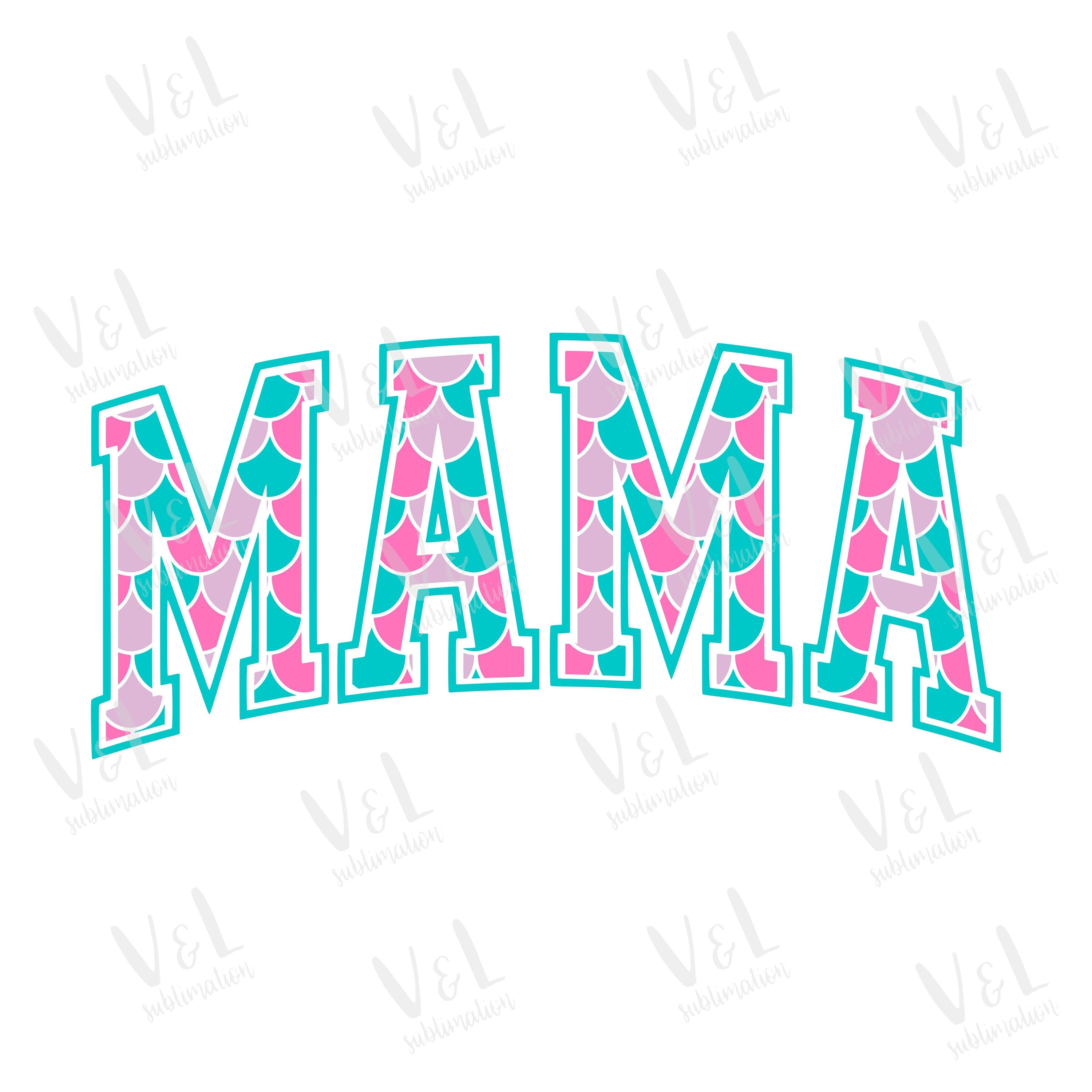 Mermaid Mama Png Mama PNG Sublimation Digital Design Mama Flower Png ...
