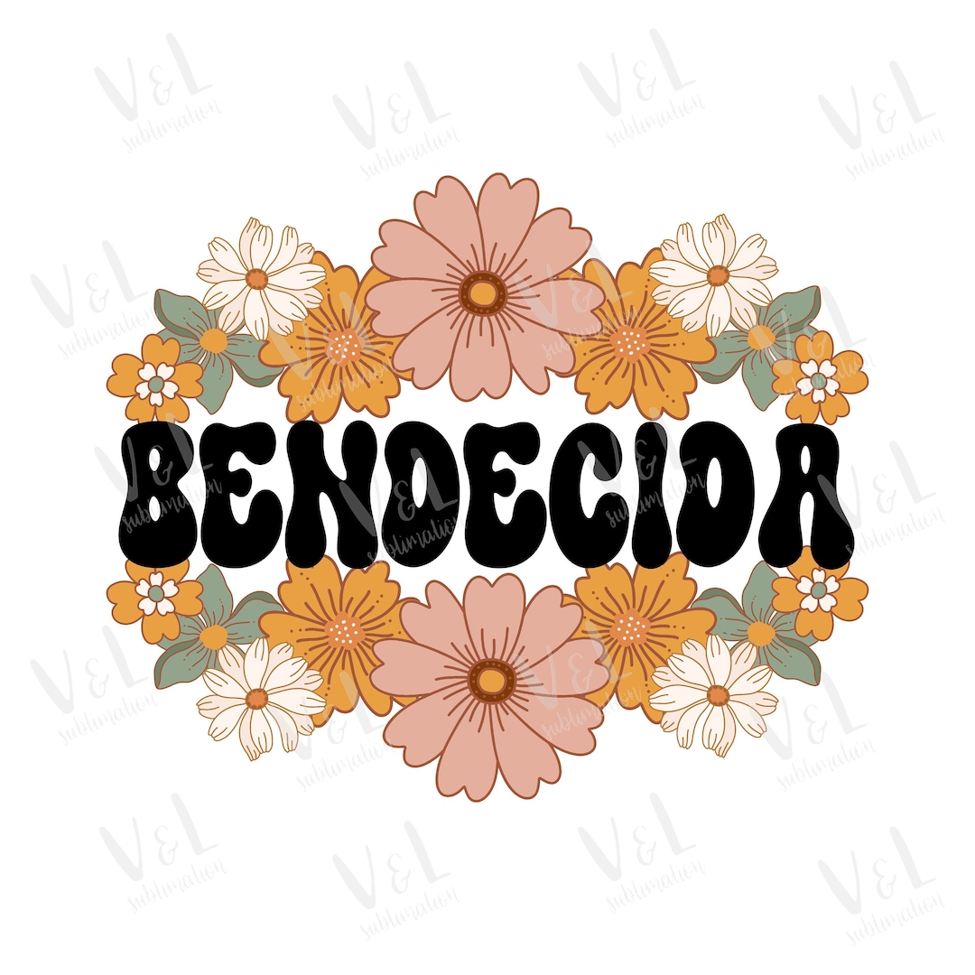 Bendecida Png, Spanish Sublimation Design, Fall Faith Png, Christian ...