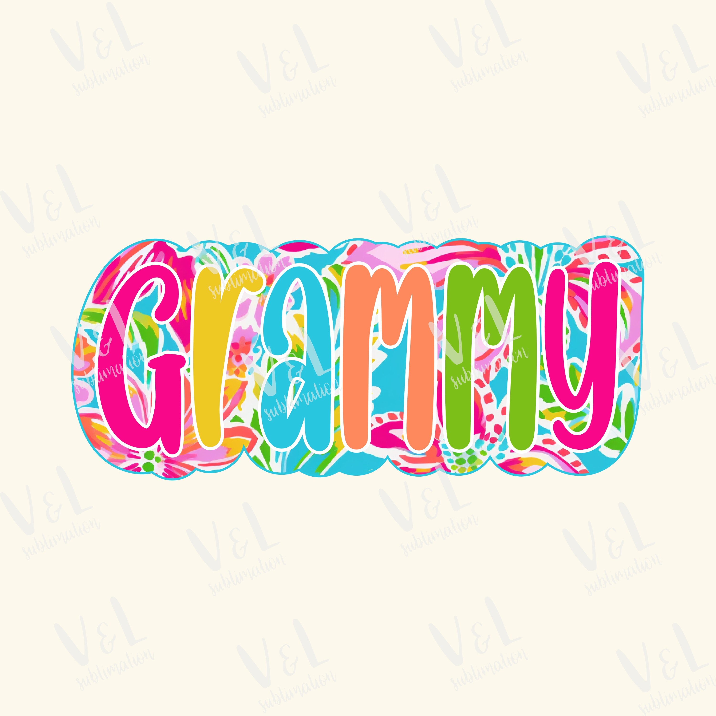 Grammy Png Grammy Floral Png Bright Grammy Letters Png Designs Grammy ...