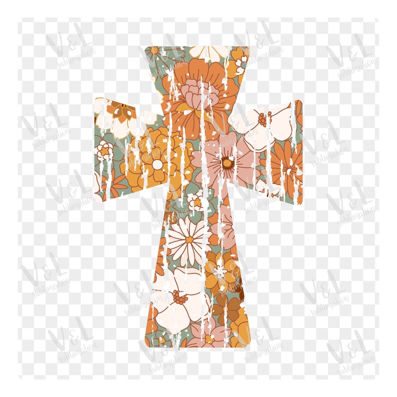 Distressed Cross PNG, Grunge Christian PNG for Sublimation, Religious ...