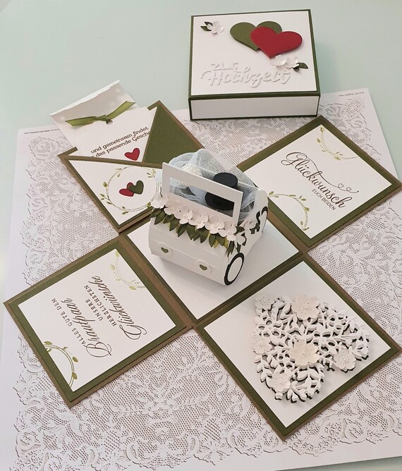 Explosion Box for Wedding With WOW Effect With Sweet Wedding - Etsy