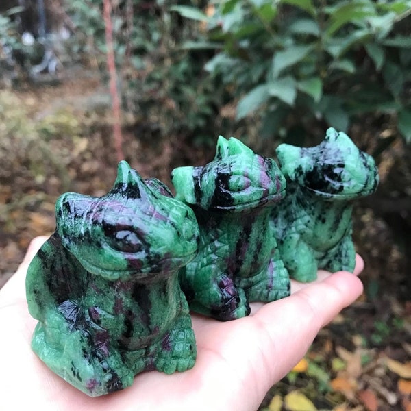 Carved Ruby Zoisite - Etsy